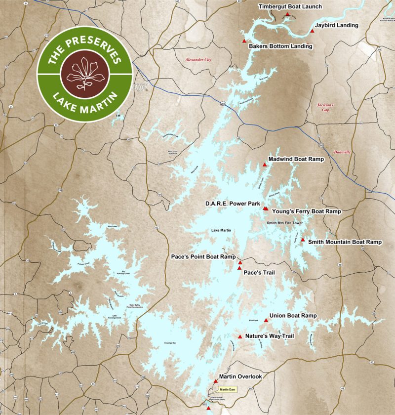 The Preserves | Lake Martin | Alabama Power Shorelines